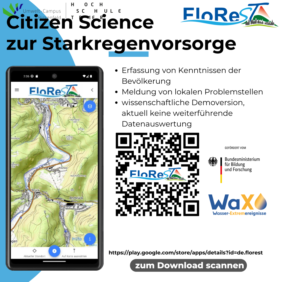 FloReST - Citizen Science Smart App in der Starkregenvorsorge | mit ...