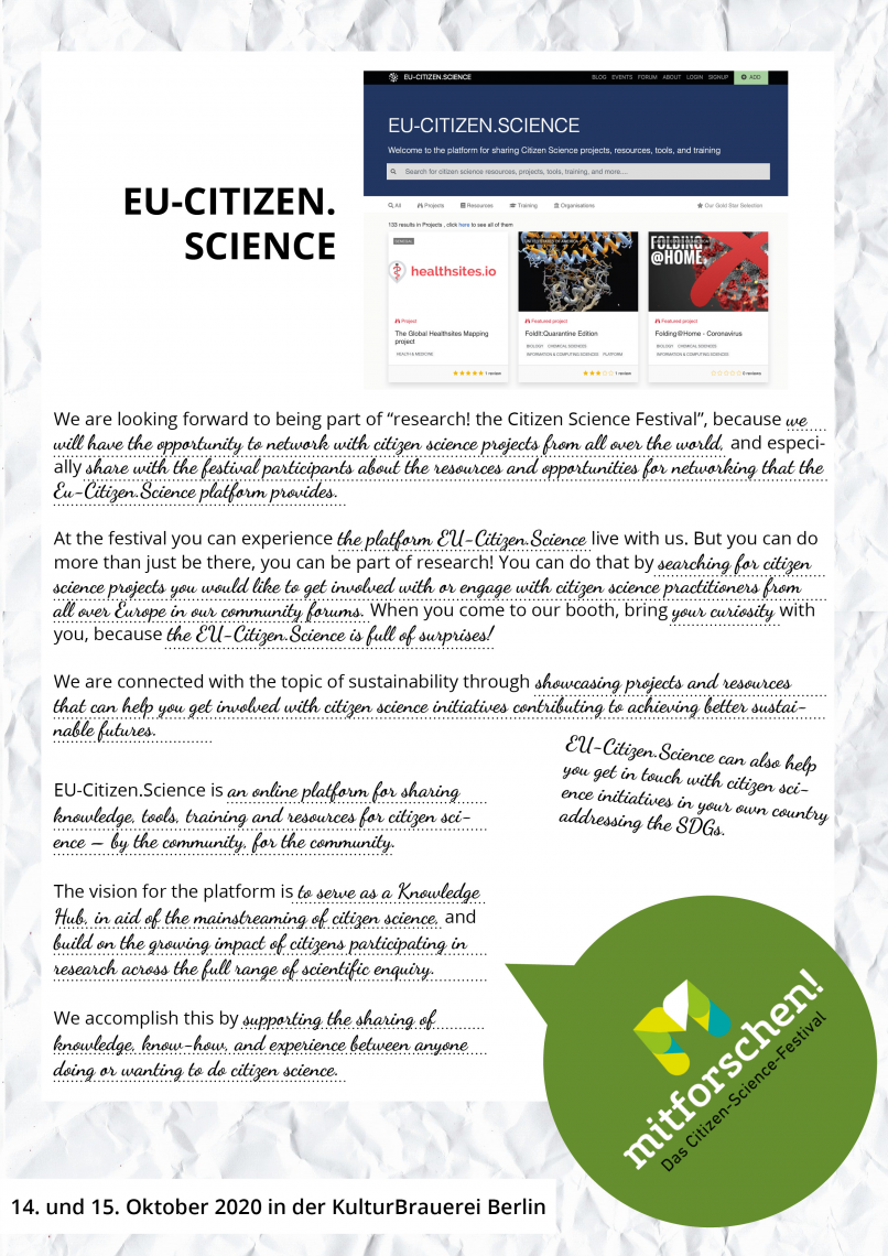 EU Citizen Science | mit:forschen!